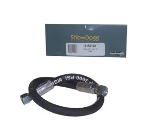 snowdogg part # 16153100 - hydraulic lift hose 1/4 x 18