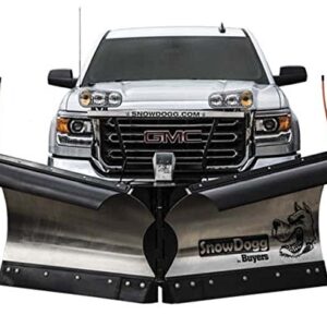 SnowDogg Part # 16120170 - VX85 Formed Poly Snow Deflector Driver Side