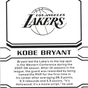 2017-18 Panini Hoops Kobe Bryant Career Tribute #295 Kobe Bryant Los Angeles Lakers NM-MT NBA Basketball