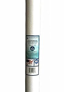 WFD, WF-SP205 2.5"x20" 5 Micron Sediment Water Filter Cartridge, Spun Polypropylene, Fits in 20" Standard Size Housings of Filtration Systems (1 Pack)