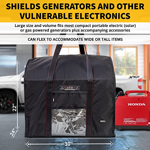 Mission Darkness Revelation EMP Shield for Generators and Extra-Large Electronics // Military-Grade Faraday Bag for EMP/CME Protection, Forensic Investigators, Preppers, and Personal Security