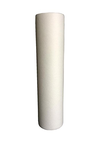 WFD, WF-SP201 2.5"x20" 1 Micron Sediment Water Filter Cartridge, Spun Polypropylene, Fits in 20" Standard Size Housings of Filtration Systems (4 Pack)