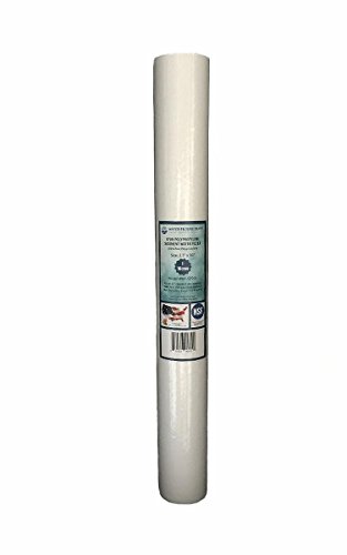 WFD, WF-SP201 2.5"x20" 1 Micron Sediment Water Filter Cartridge, Spun Polypropylene, Fits in 20" Standard Size Housings of Filtration Systems (4 Pack)