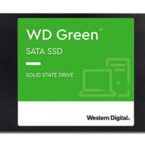 Western Digital 240GB WD Green Internal PC SSD Solid State Drive - SATA III 6 Gb/s, 2.5"/7mm, Up to 550 MB/s - WDS240G2G0A