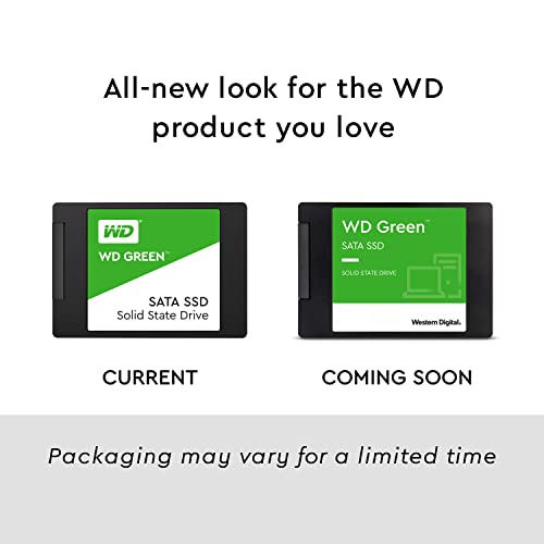 Western Digital 240GB WD Green Internal PC SSD Solid State Drive - SATA III 6 Gb/s, 2.5"/7mm, Up to 550 MB/s - WDS240G2G0A