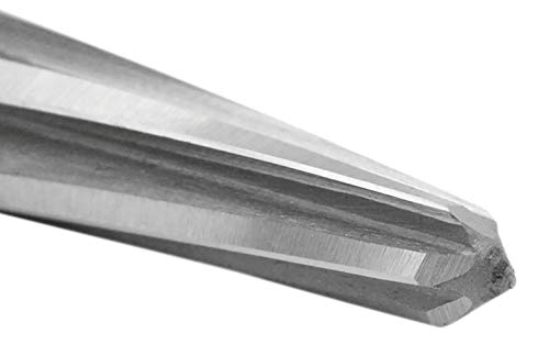 Accusize Industrial Tools H.S.S. Spiral Flute Aligning Reamer, 5/8'' Cutting Diameter, 1/2'' Shank Diameter, 0522-0058