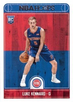 2017-18 Panini NBA Hoops Basketball #262 Luke Kennard Rookie Card