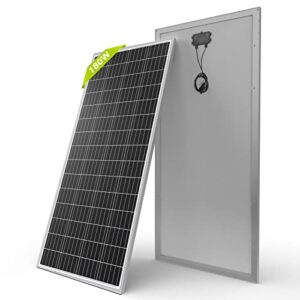 newpowa 180w(watt) solar panel12v monocrystalline high efficiency pv module off grid for rv trailer camper rooftop