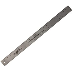 dct centering ruler, 24in – center finding measurer for woodworking rotary, crafting, embroidery, guitar luthier