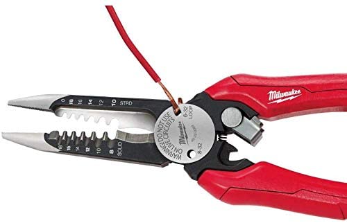 Milwaukee Electric Tool 48-22-3079 6-In-1 Combination Wire Pliers, 2.03 " x 7.75 " x 0.67"