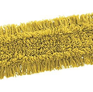 Rubbermaid Commercial Products - 2018810 Maximizer Dust Mop Pad and EZ Access Scraper, 24in, Replacement Pad Yellow