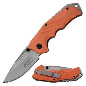 mtech evolution spring assisted knife - mte-a022-or