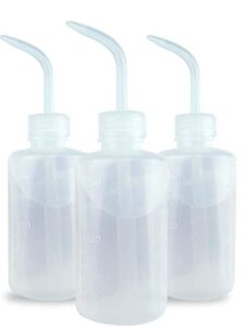 zond 3 pack 250ml succulent water bottle, bonsai watering bottle, squeeze bottle for multi-purpose makeup liquids