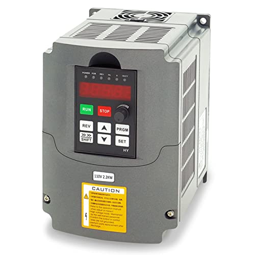 Huanyang VFD,Single to 3 Phase,Variable Frequency Drive,2.2kW 3HP 110V/120V Input AC for Motor Speed Control,HY Series