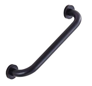 ello&allo oil rubbed bronze bathroom shower grab bar, home care bath handrail (12 inch)