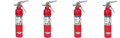 Amerex B417, 2.5lb ABC Dry Chemical Class A B C Fire Extinguisher, with Wall Bracket (4-PACK)