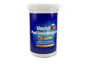 bosh chemical vanish pool & spa stain remover (2lbs)- natural safe citrus based, works excellent on vinyl, fiberglass, and metals, removes rust and other tough stains