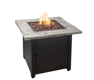 endless summer gad1445dh propane gas outdoor fire table, brown