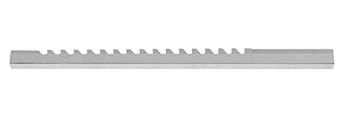 Accusize Industrial Tools 4Mm-B Keyway Broach, 19/64'' to 1-11/16'' Length of Cut, Requires 1 Shim, 5001-0006