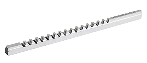 Accusize Industrial Tools 4Mm-B Keyway Broach, 19/64'' to 1-11/16'' Length of Cut, Requires 1 Shim, 5001-0006