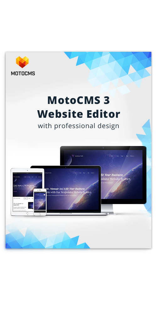 MotoCMS 3 - Professional Website Builder. 2500+ Ready-Made Website Designs. [Online Code]