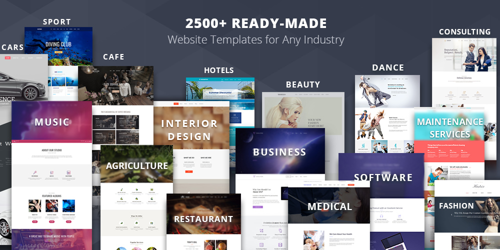 MotoCMS 3 - Professional Website Builder. 2500+ Ready-Made Website Designs. [Online Code]