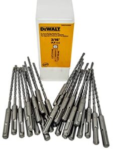 (25-pack) dewalt dwaf5403b25 dwaf5403 3/16" x 6-1/2" sds rotary hammer bits