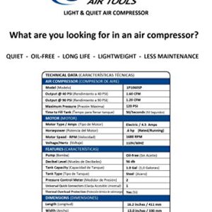 CALIFORNIA AIR TOOLS CAT-1P1060SP GAL 56DB Air Compressor