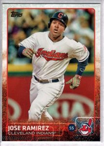 2015 topps #447 jose ramirez nm-mt indians