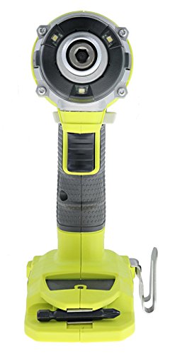 Ryobi P238 18V One+ Brushless 1/4 2,000 Inch Pound, 3,100 RPM Cordless Impact Driver w/ Gripzone Overmold, Belt Clip, and Tri-Beam LED (Power Tool Only, Battery Not Included)