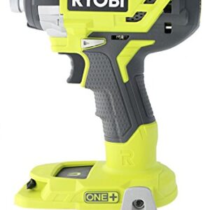 Ryobi P238 18V One+ Brushless 1/4 2,000 Inch Pound, 3,100 RPM Cordless Impact Driver w/ Gripzone Overmold, Belt Clip, and Tri-Beam LED (Power Tool Only, Battery Not Included)