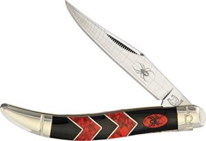 rough rider black widow medium toothpick pocketknife rr1672