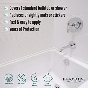 Tub Guard Anti Slip - Clear Bathtub & Shower Grip Textured Non Slip Coating for Slippery Tubs or Shower Floors - 2 oz. (1 Tub or Shower Pan)