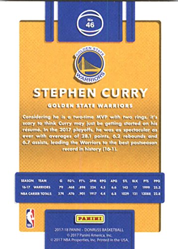 2017-18 Donruss #46 Stephen Curry Warriors