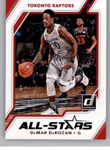 2017-18 donruss all-stars #14 demar derozan nm-mt raptors