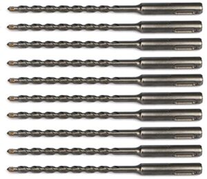 sds plus hammer drill bits 1/4"x6" (1/4"x6")(10 pcs)