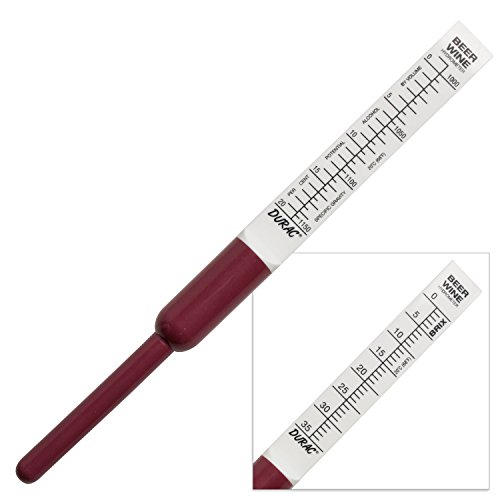 SP Bel-Art, H-B DURAC Triple Scale Beer and Wine Hydrometer, Shatterproof (B61800-6100)