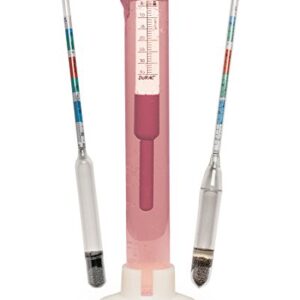 SP Bel-Art, H-B DURAC Triple Scale Beer and Wine Hydrometer, Shatterproof (B61800-6100)