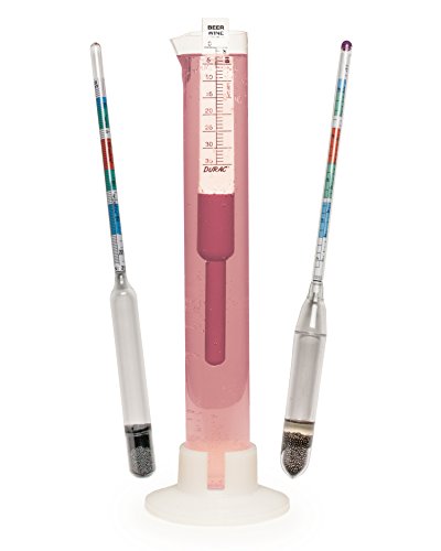 SP Bel-Art, H-B DURAC Triple Scale Beer and Wine Hydrometer, Shatterproof (B61800-6100)