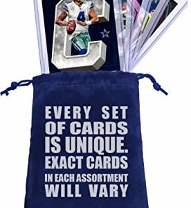 Dak Prescott Football Cards Gift Bundle - Dallas Cowboys (5) Assorted Trading Cards