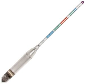 sp bel-art, h-b durac triple scale beer and wine hydrometer, polycarbonate (b61800-6000)