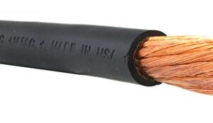 3/0 Gauge AWG - Flex-A-Prene® - Welding/Battery Cable - Black - 600 V - Made in USA (25 FEET)