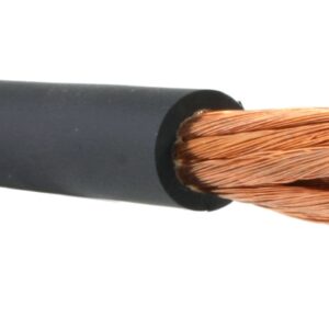 #1 Gauge AWG - Flex-A-Prene® - Welding/Battery Cable - Black - 600 V - Made in USA (100 FEET)