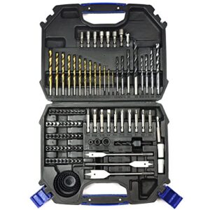 109 Piece Drill and Drive Accessory Set,Drill bits,Drill bit Set,Drill Set,Drilling Driving kit