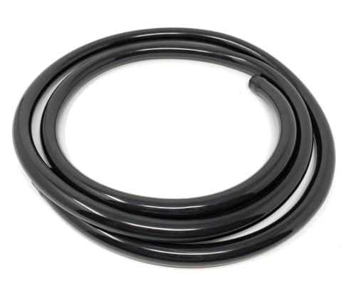 ATIE 10' Foot Pool Cleaner Feed Hose D47 Replacement For Zodiac Polaris 280, 380 Black Max, 3900 Sport, TR35P, and Quattro Pool Cleaner Feed Hose D47- Black