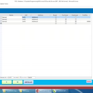 Point of Sale Management System with Relational Database