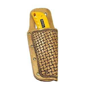 utility knife holster kit - vegtan tooling leather diy kit