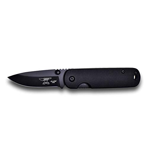 ANVIL BLADESMITHS ® - PIVOT G-10 - Folding Pocket Knife, Blackout