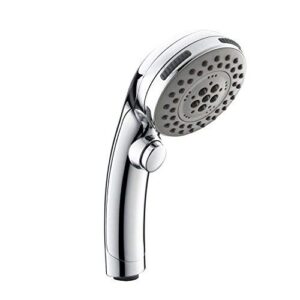 homelody high pressure handheld shower head with on/off pause switch 6-functions water saving shower head, detachable shower head,chrome finish