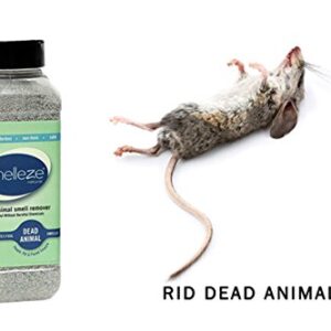 SMELLEZE Dead Animal Odor Eliminator for Strong Odor Removal - Eliminate Dead Rodent & Wildlife Smell - Safe Indoor & Outdoor Use, Natural Odor Remover, Fresh & Effective - Granules, 2 lbs.